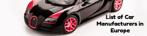 Full List of All Europe Car Models | Car Models List