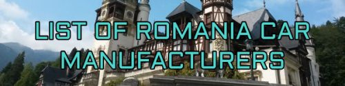 Full List of All Romania Car Models | Car Models List